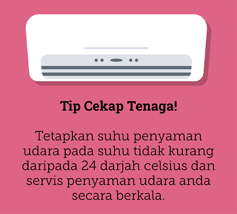 Tip Cekap Tenaga!