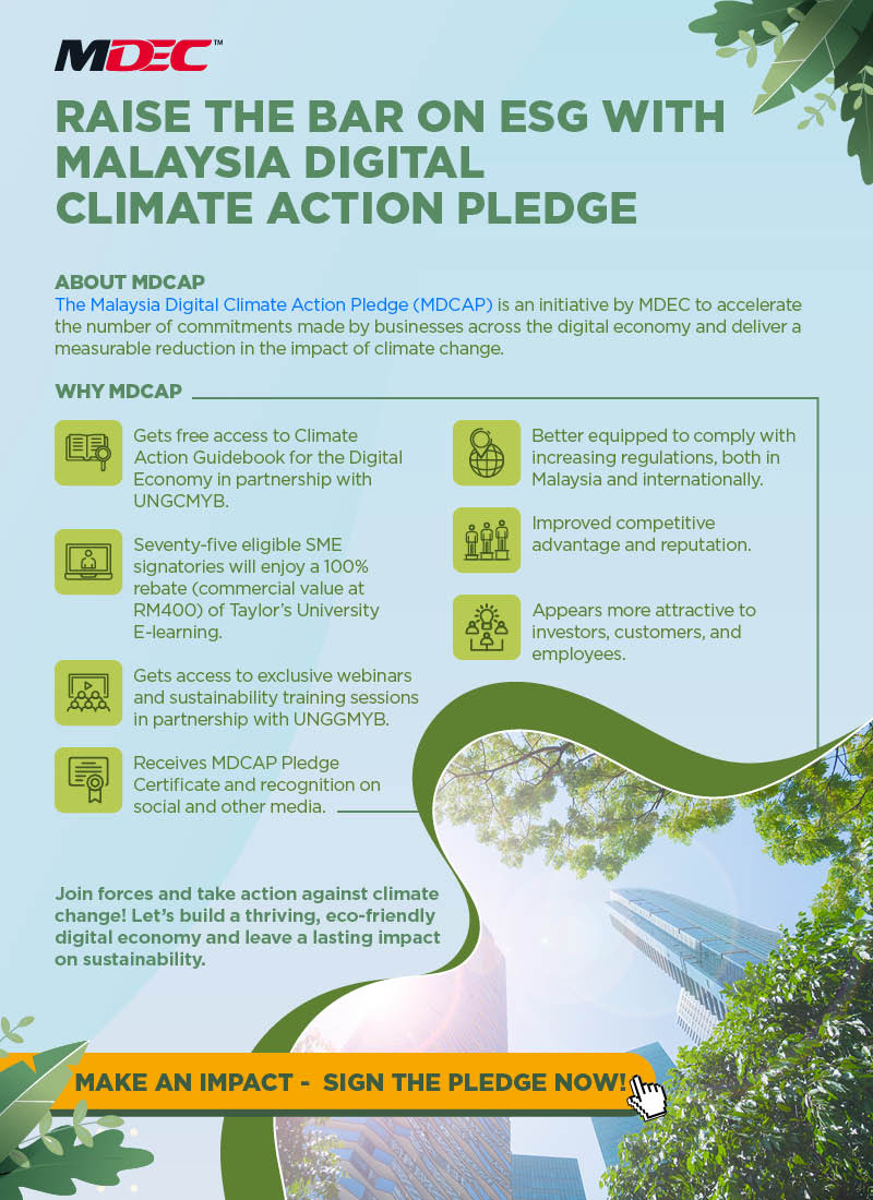 Raise the Bar on ESG with Malaysia Digital Climate Action Pledge