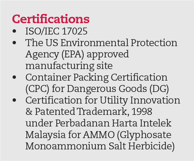 Advancing Crop & Environmental Care Chemicals Globally